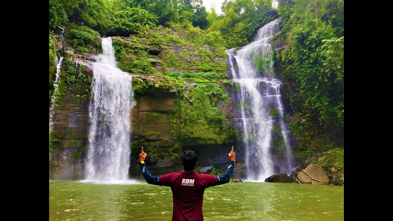 Origin of Remakri Canal from Double Falls (Tlabong) | ডাবল ফলস থেকে ...