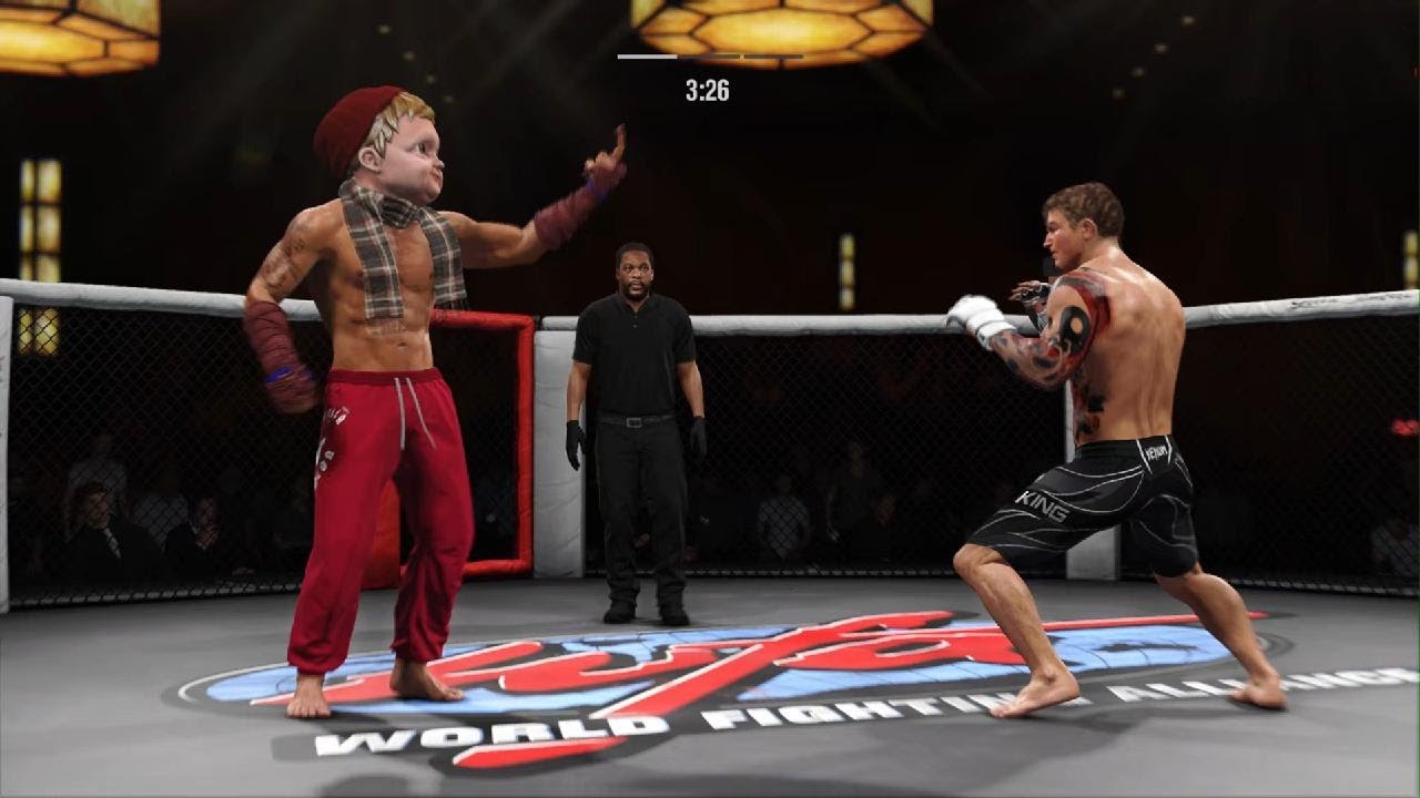 Hasbulla being Hasbulla, Boxing and taunting, #new #ufc4 #easports # ...