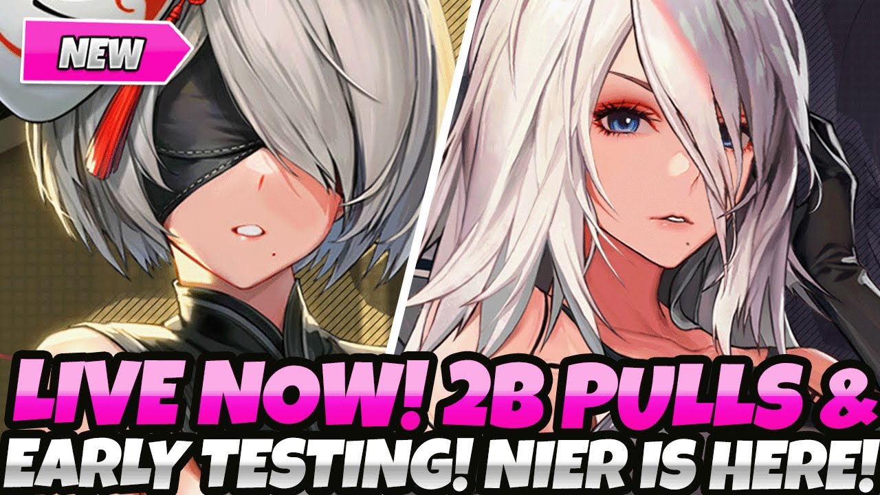 *LIVE NOW!! 2B SUMMONS & EARLY TESTNG!* FIRST LOOK AT NIER COLLAB ...