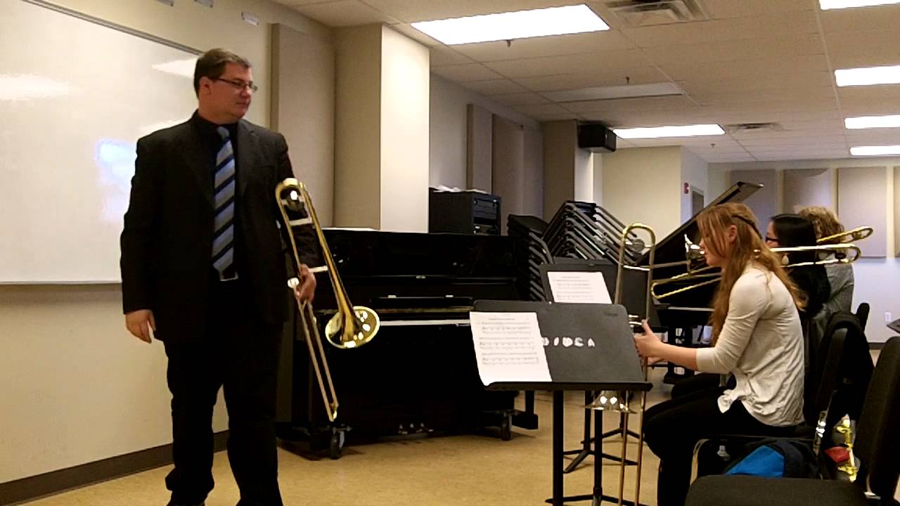 James Ackermann Trombone Teaching - YouTube