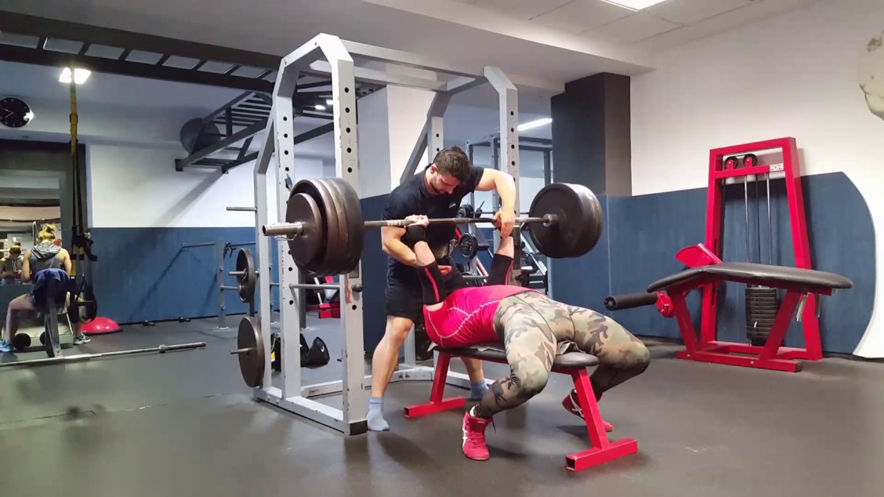 CG bench 3x160kg, 1x180kg; Military press 2x110kg - YouTube