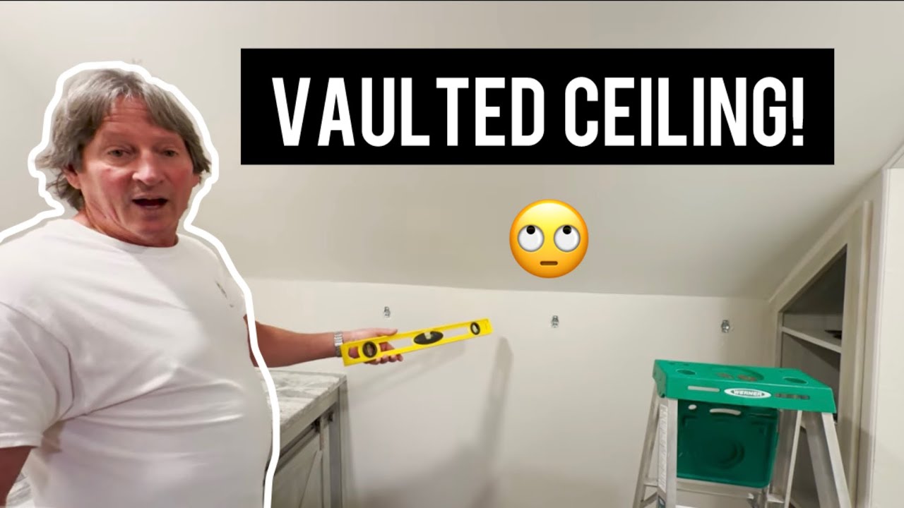 Wallpapering a Vaulted Ceiling: This is a Problem you Might Face and How to Solve it. - YouTube