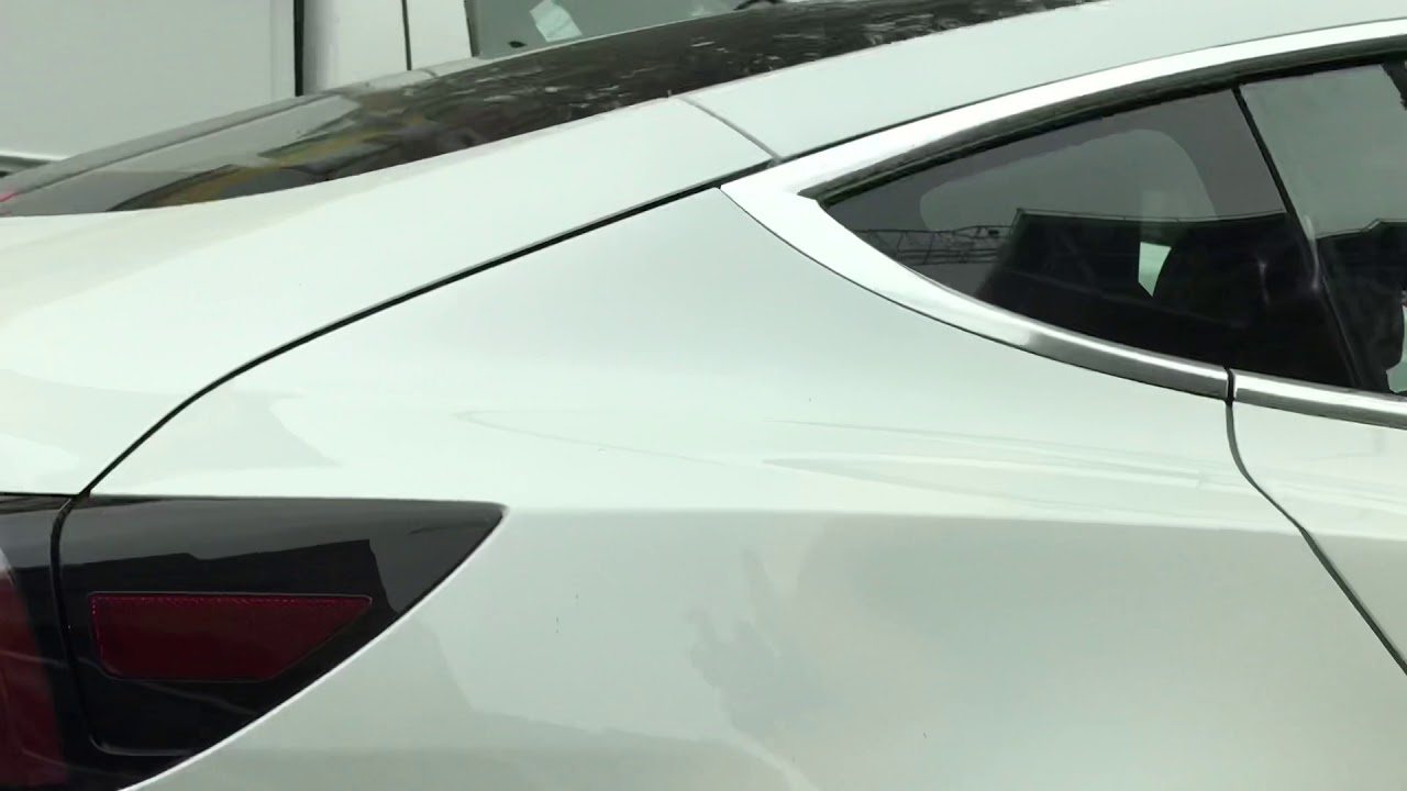 Tesla panel gap - YouTube