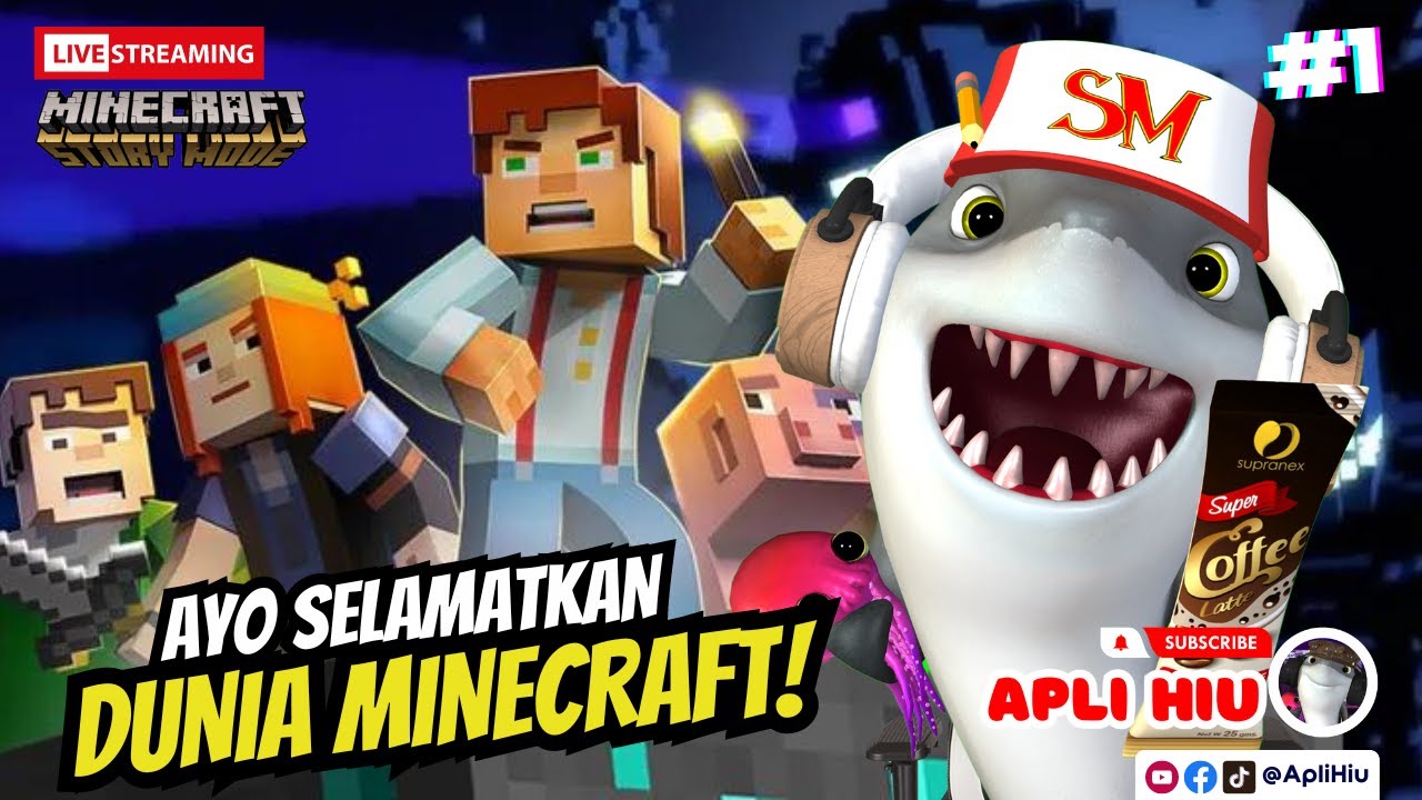 AYO KITA MAIN MINECRAFT STORY MODE - The Order of the Stone Minecraft Story Mode Part 1 - YouTube