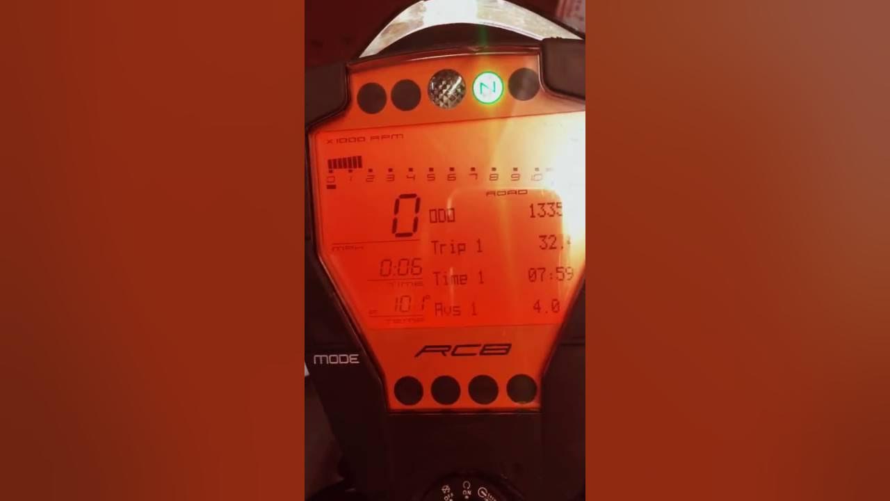 Ktm rc8 1190 rev start walk around - YouTube