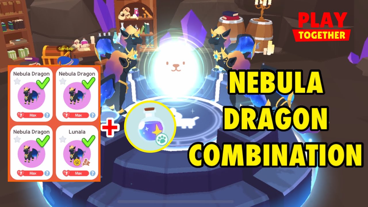 NEBULA DRAGON COMBINATION + MAGIC POTION #haegin #playtogether - YouTube