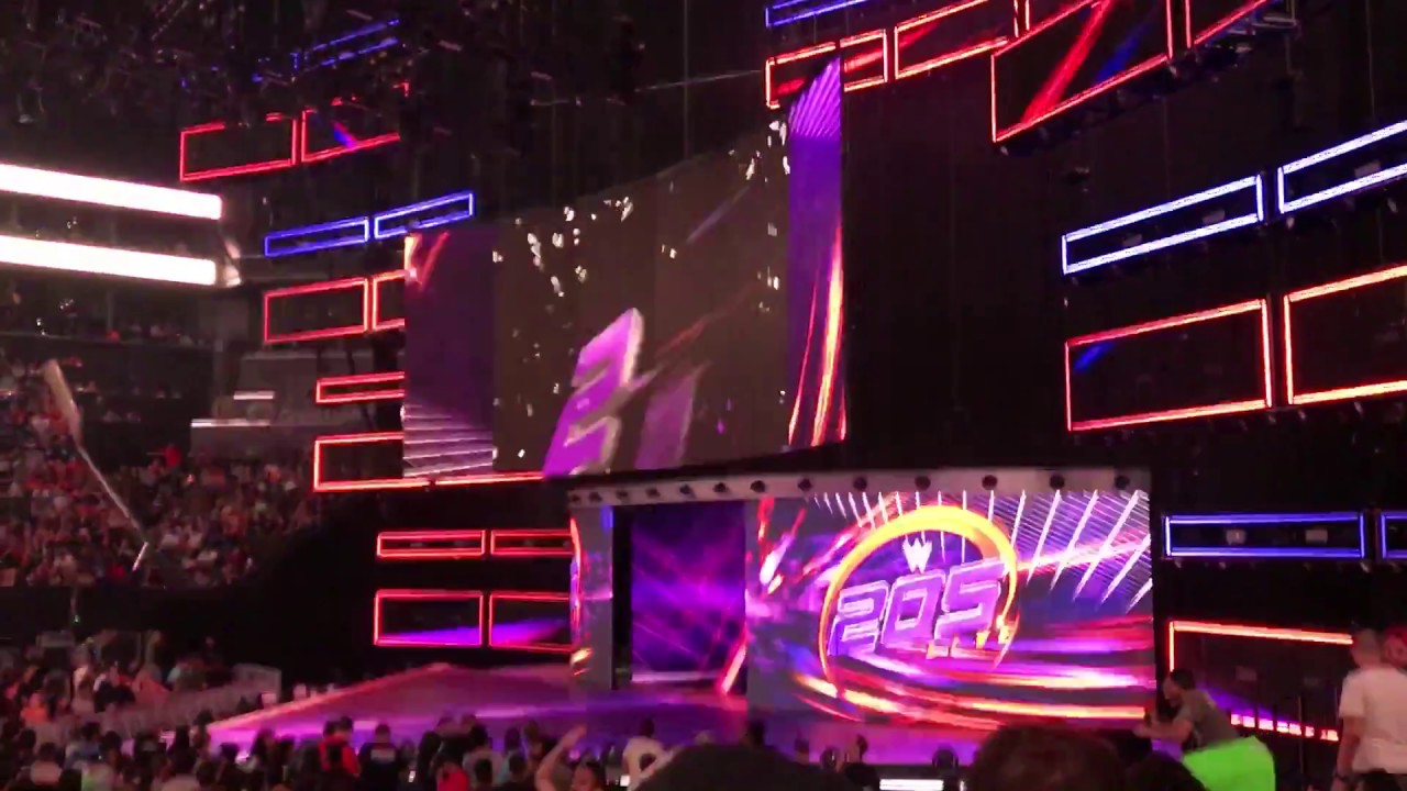 WWE 205 LIVE INTRO! BROOKLYN! 8/22/17 - YouTube