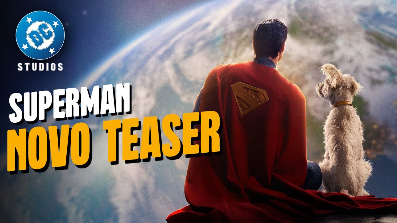 COMEÇOU A DIVULGAÇÃO! SUPERMAN PRIMEIRO TEASER - KRYPTO REVELADO - YouTube