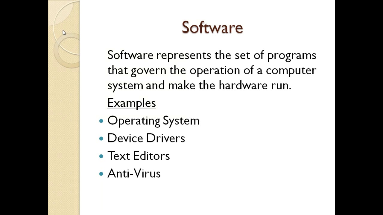 Understand Hardware and Software - YouTube