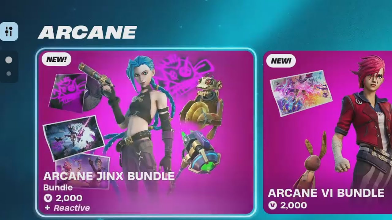 ARCANE SKINS FINALLY RETURNING TO THE FORTNITE ITEM SHOP! (JINX & VI) - YouTube