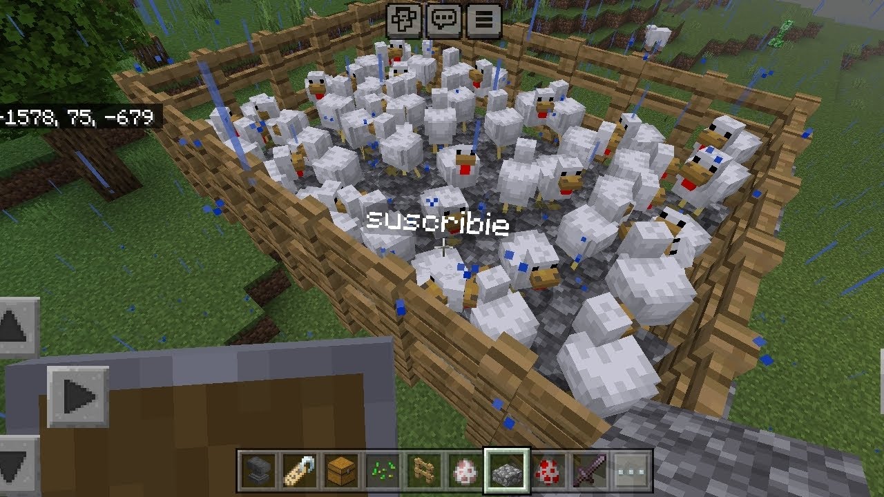 Como Construir una Granja de Huevos en Minecraft Bedrock y Java - YouTube