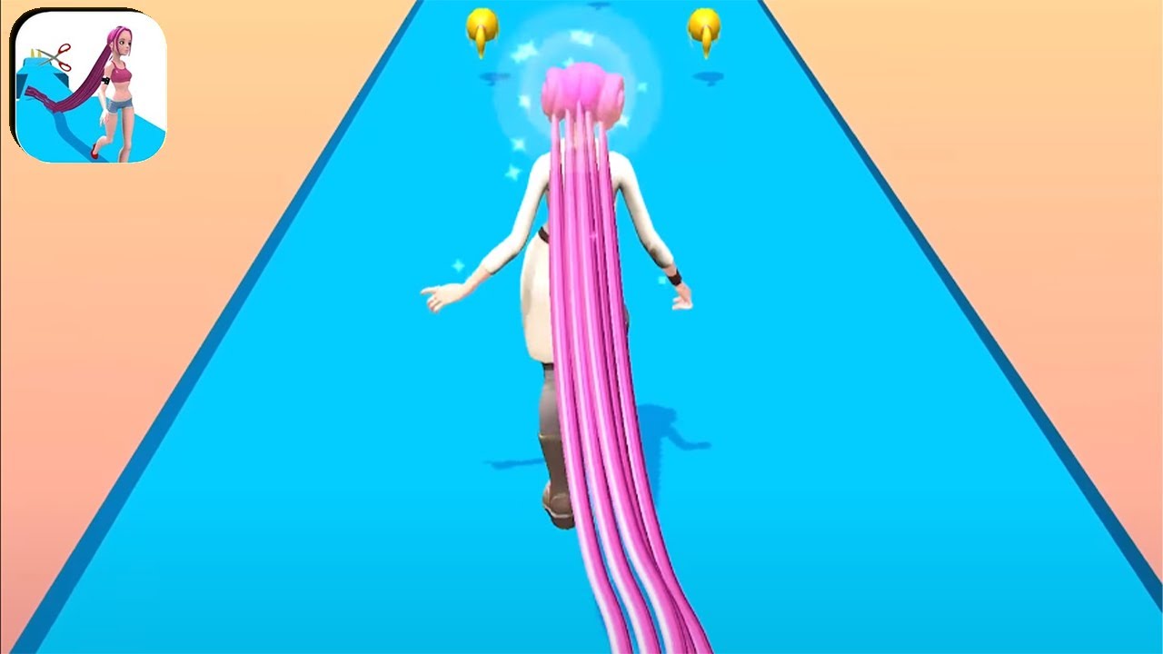 Hair Rush Games All Levels Gameplay iOS,Android Mobile Walkthrough New ...