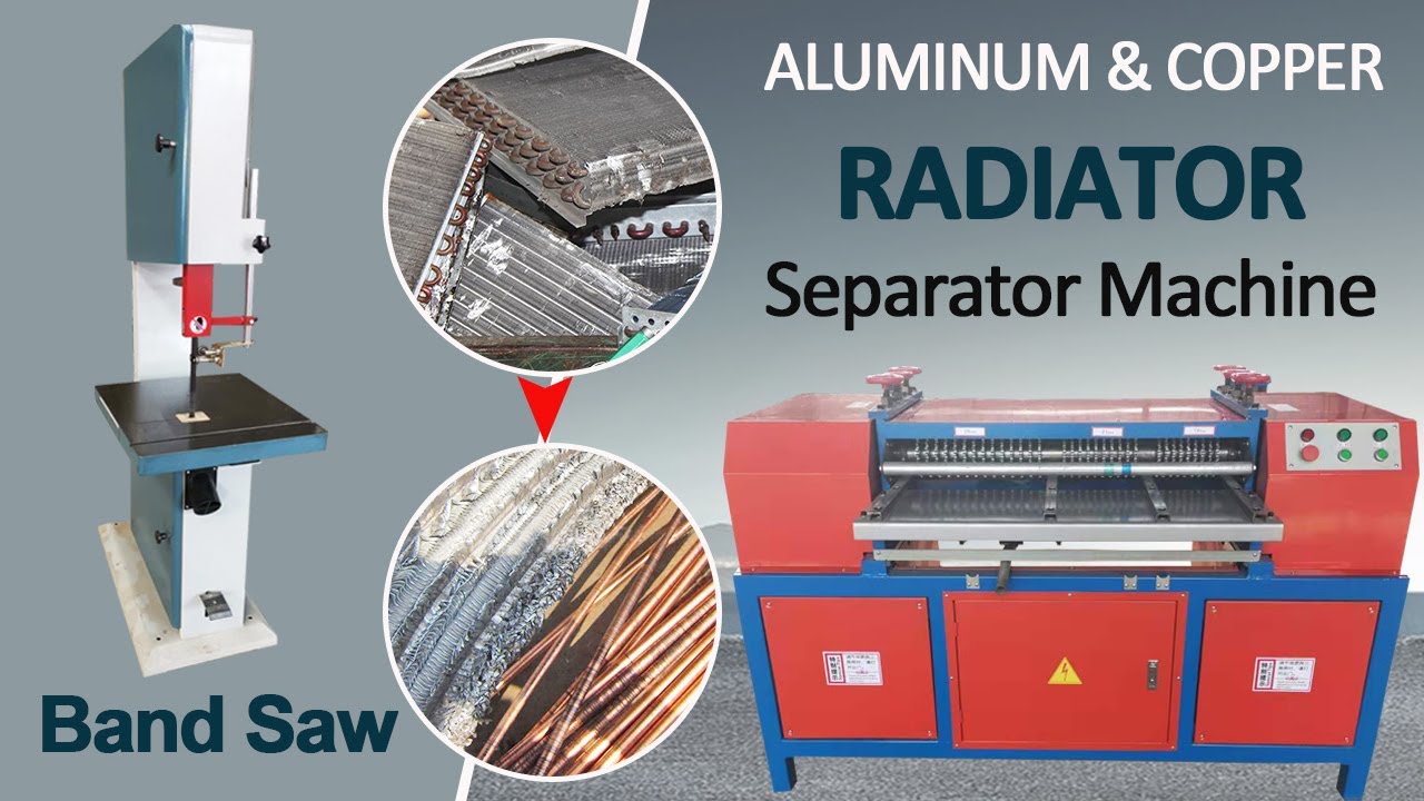 Radiator Separator Machine: How to Cut and Separate Copper Aluminum ...