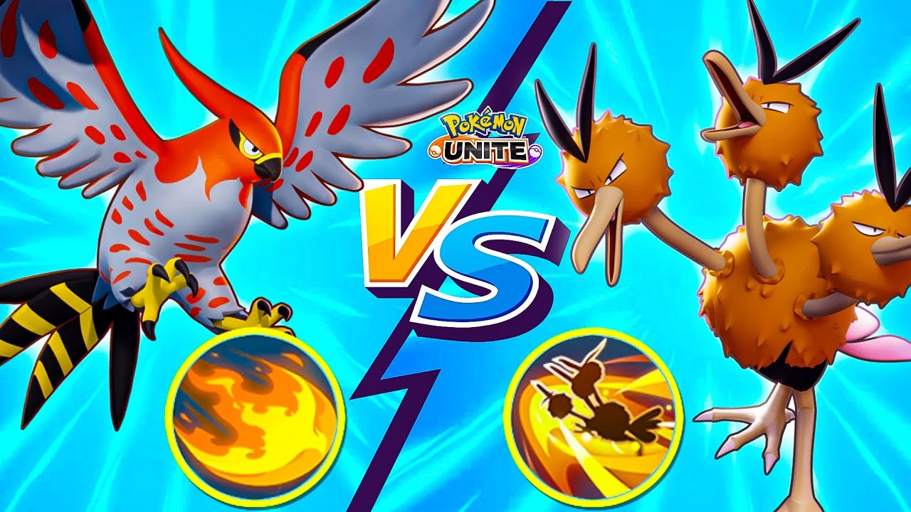 Talonflame Vs Dodrio Unite Move || Talonflame vs Dodrio - Pokémon UNITE ...