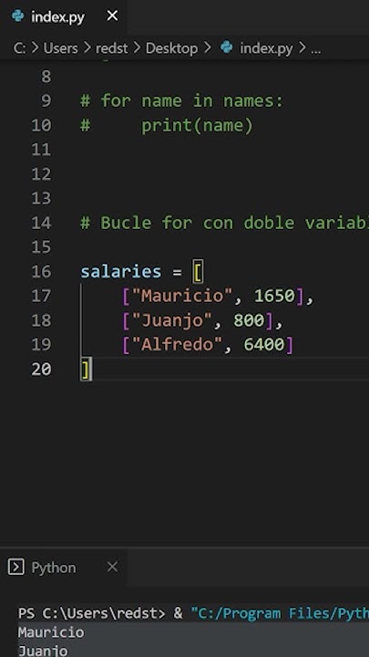 ¿Sabiais Esta Caracteristica sobre los Bucles For ? | Python 🐍 #shorts #python #programming ...