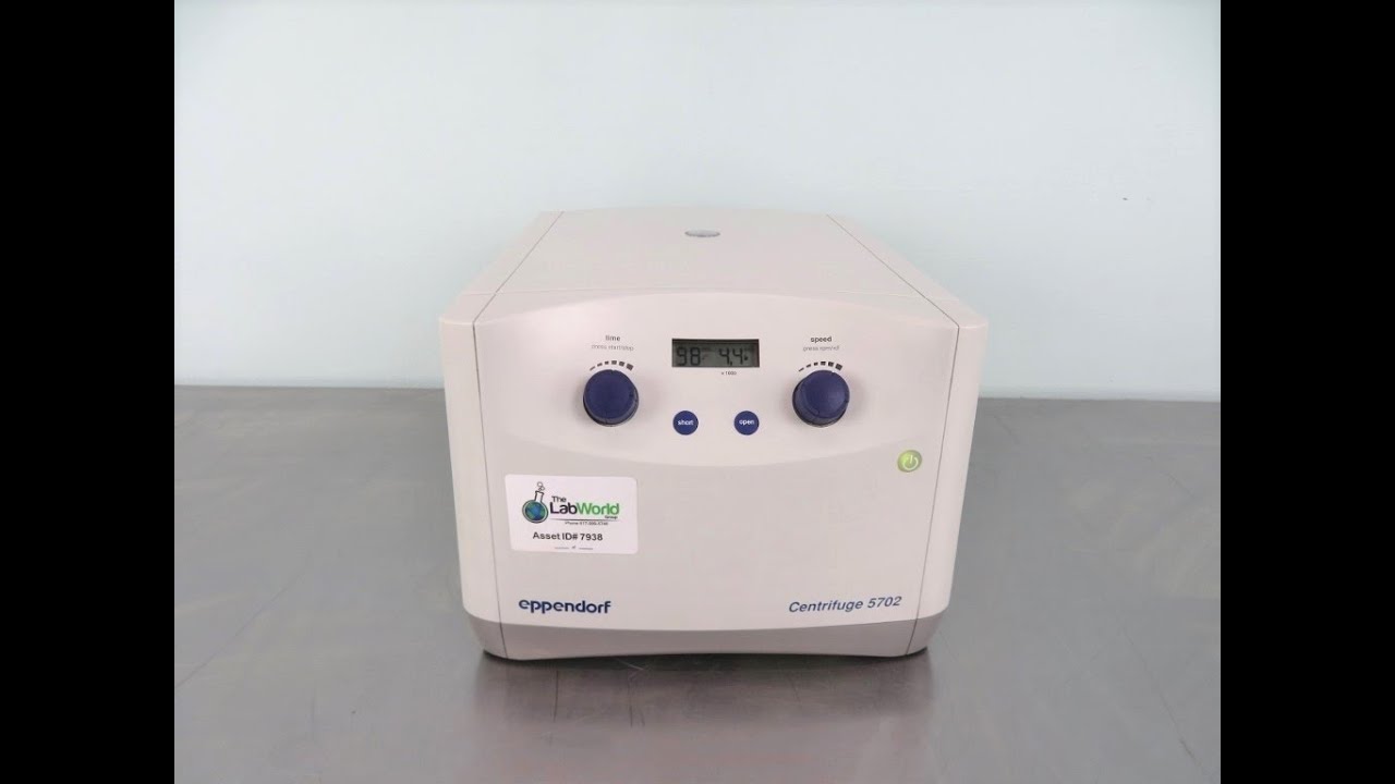 Eppendorf 5702 Centrifuge ID 20407 - YouTube