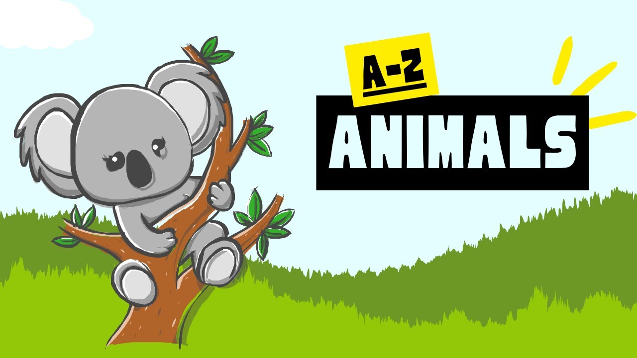 Animals Alphabet - Pre School - Learn English Words | A-Z | Learn ABC ...