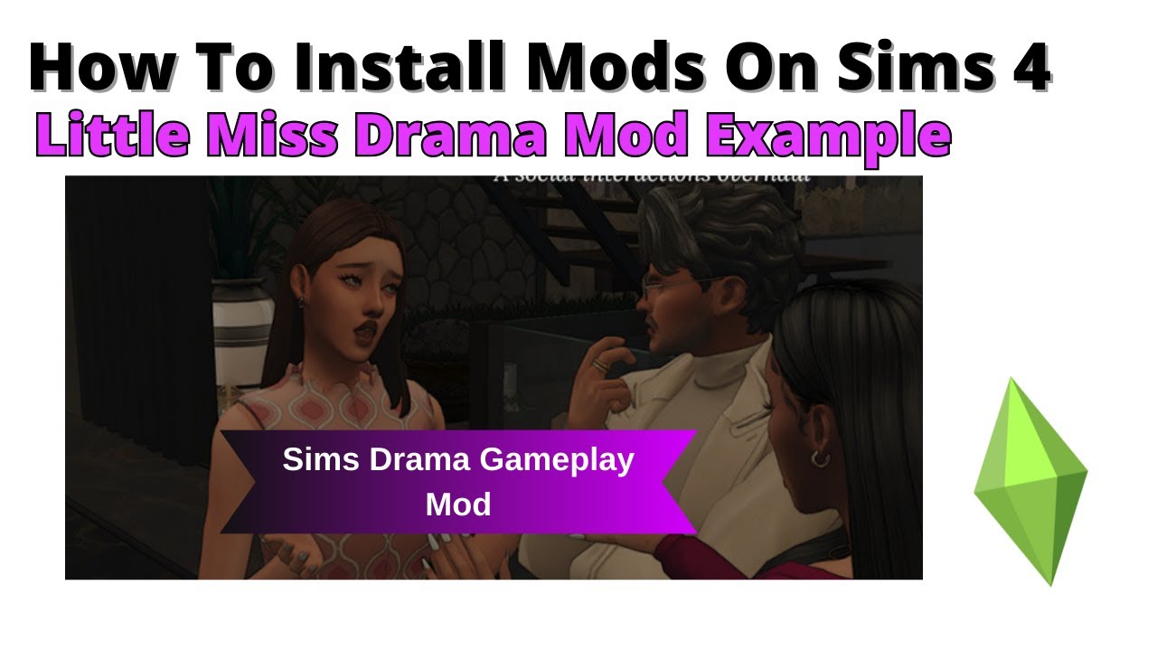 How To Install Little Miss Drama Mod For Sims 4 | 2025 - YouTube