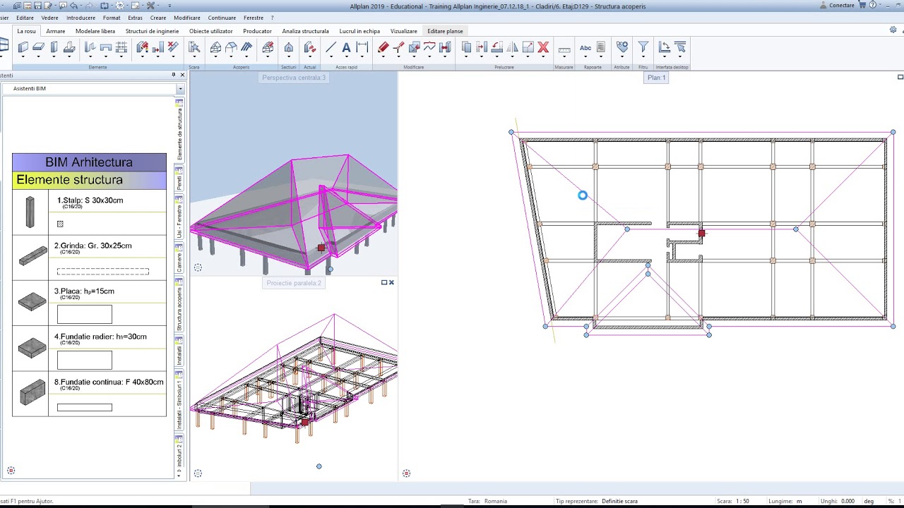 49 Definire si modificare planuri de acoperis. Definire invelitoare ...