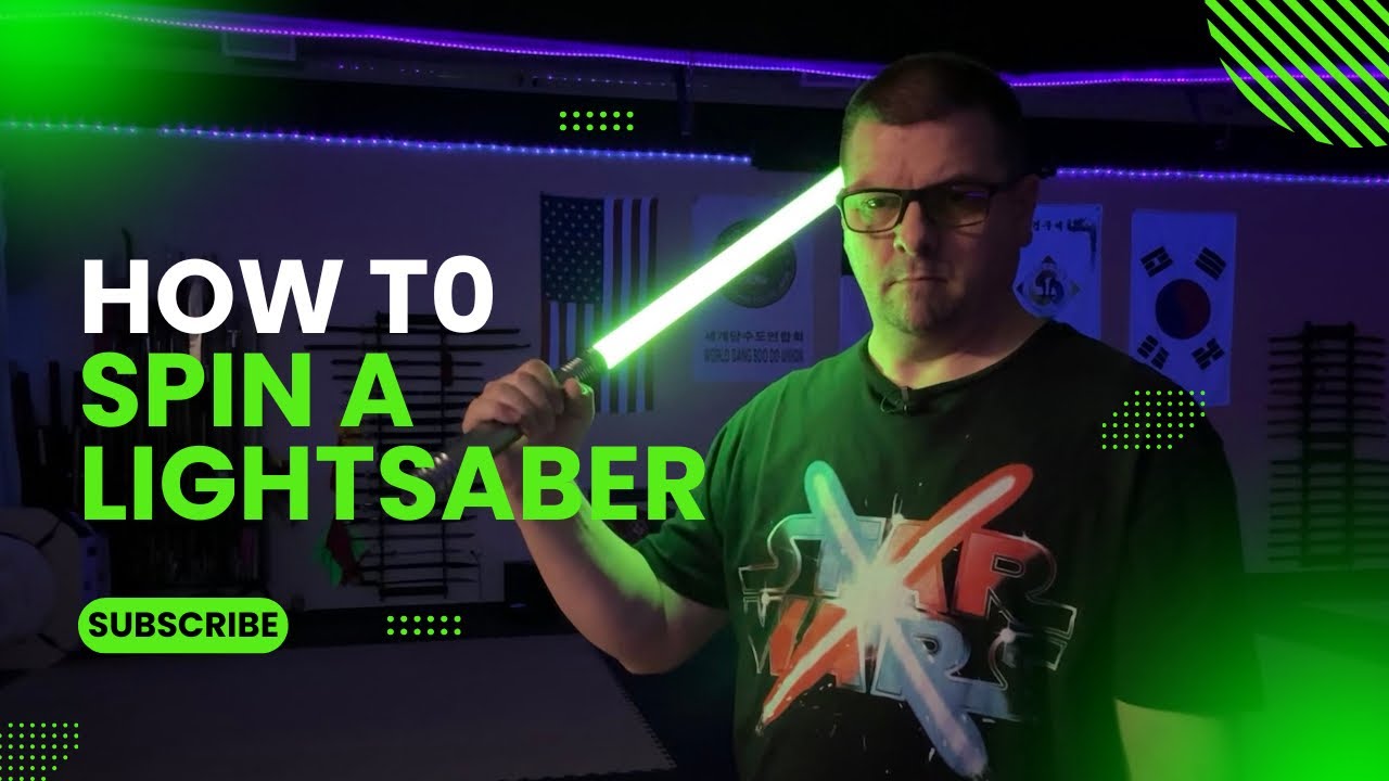 How to Spin a Lightsaber - YouTube