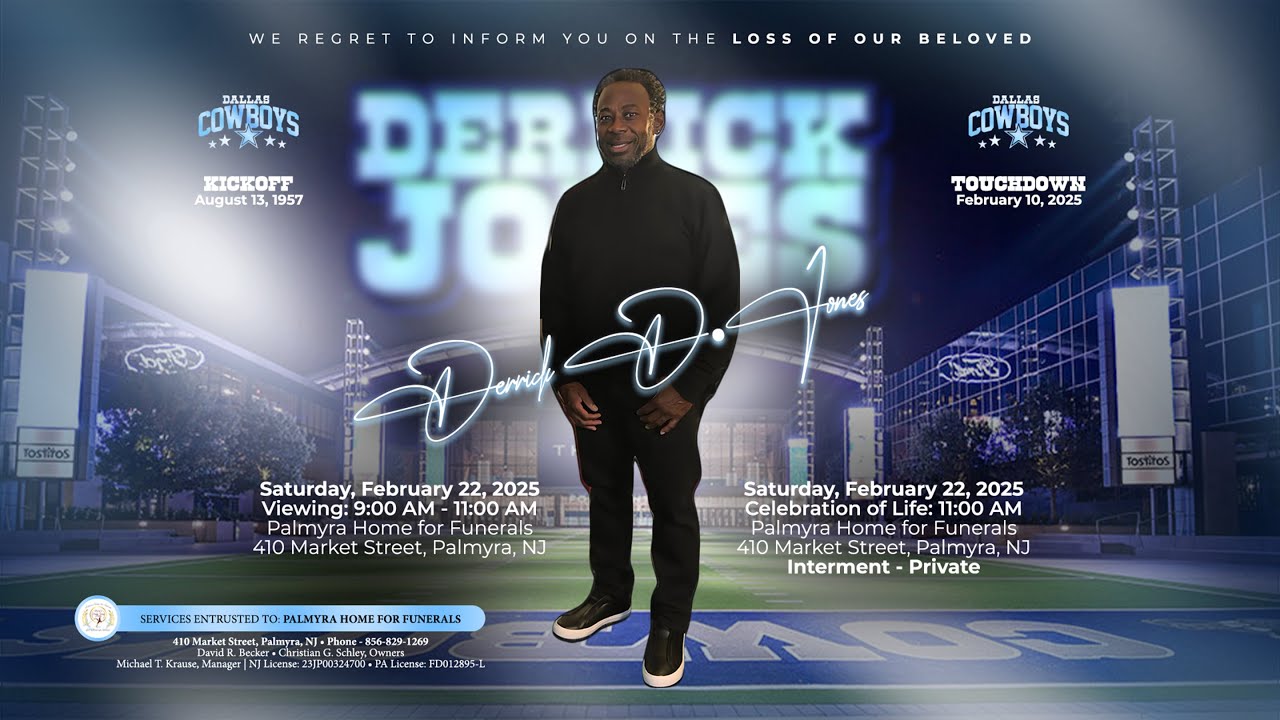 Home-Going Celebration for Derrick D. Jones - YouTube