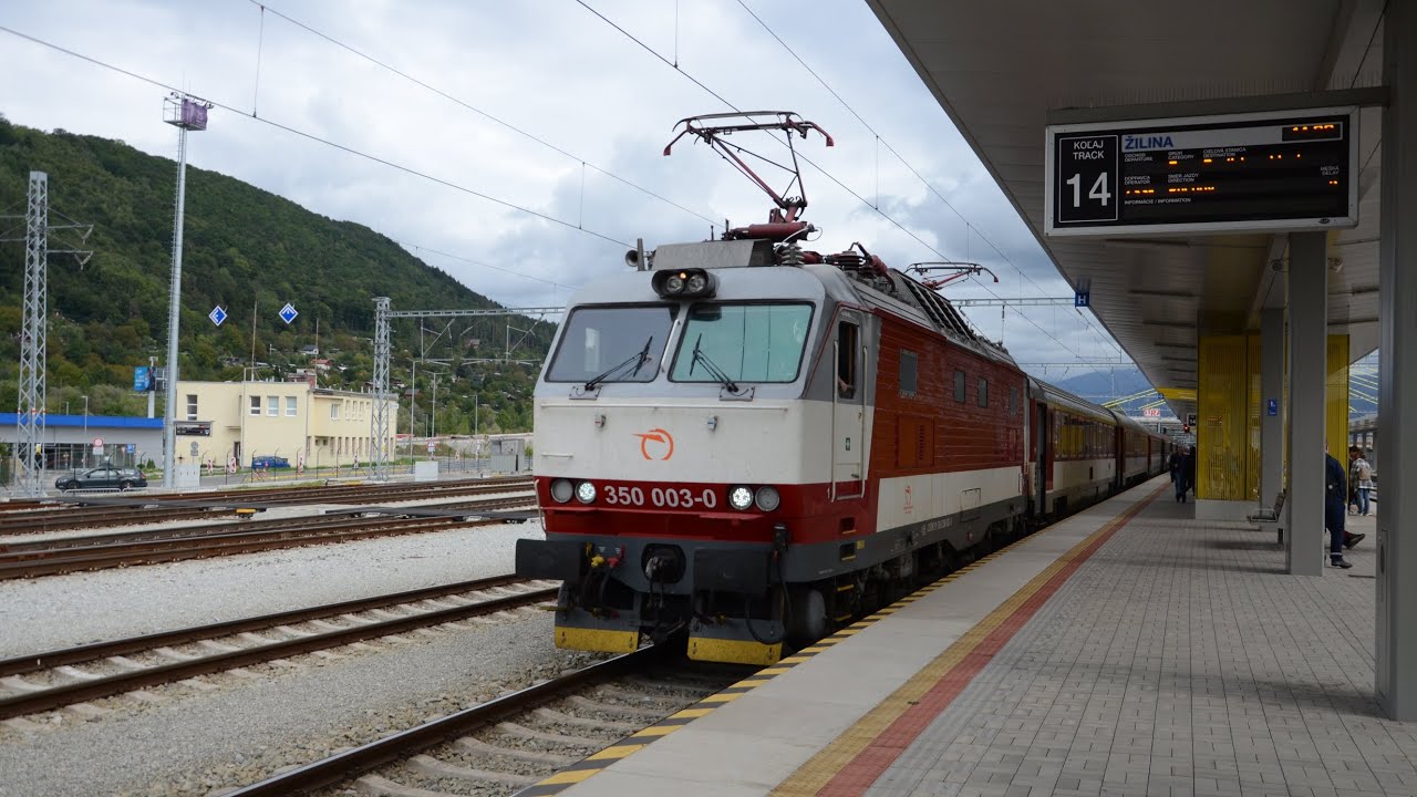 Odchod Ex 614 Tatran na čele 350.003 #train ... 17.9.2025 - YouTube