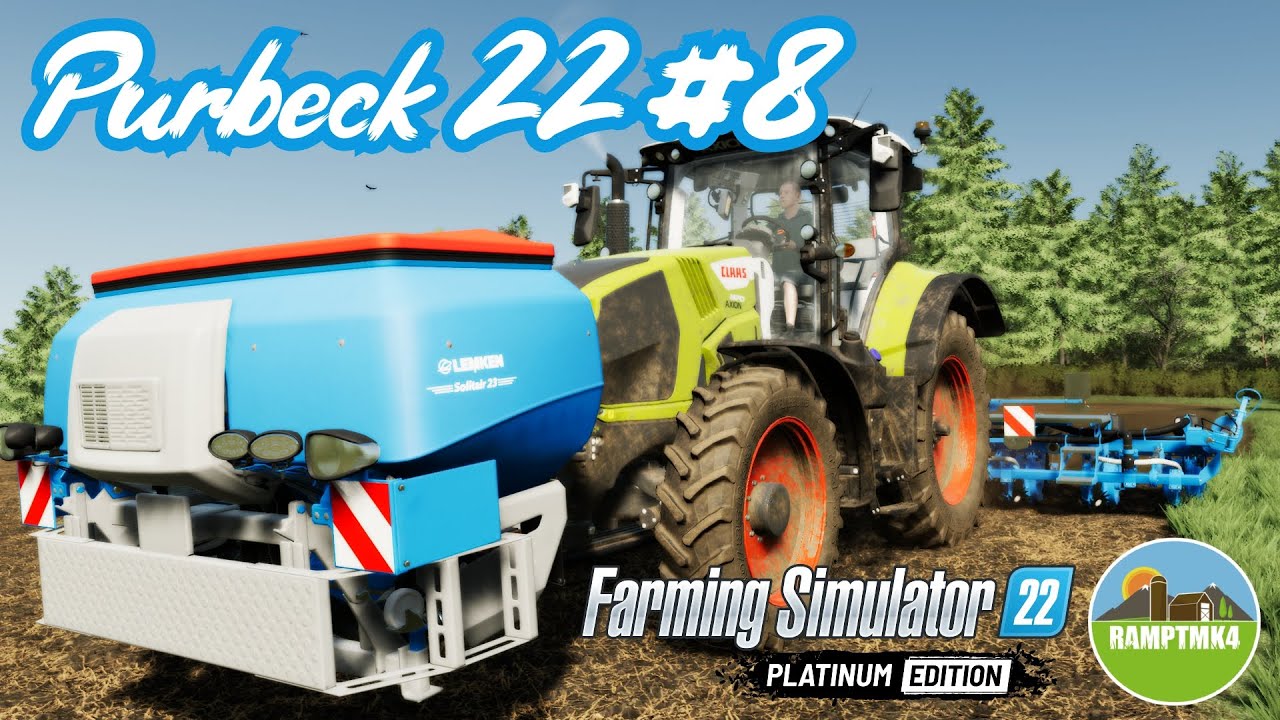 Purbeck 22 #8 Maize Planting Farming Simulator 22 #fs22 - YouTube