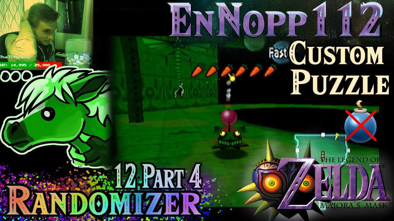 Zelda MM Randomizer 12 Part 4 (Custom made 30h+ HARDEST PUZZLE) - YouTube
