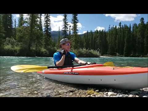 Castle Mountain to Banff Kayaking Adventure on the Bow River - YouTube