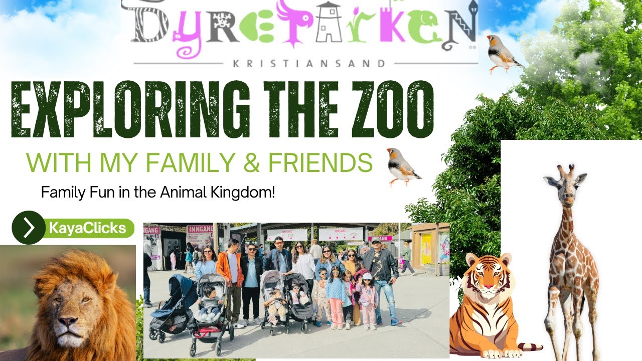 Dyreparken Zoo Adventure | Day 2 - Part 2 of 15 | The Giraffe #family # ...