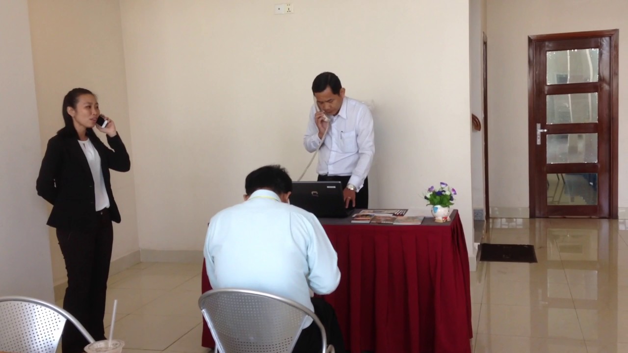 Front office role play - YouTube