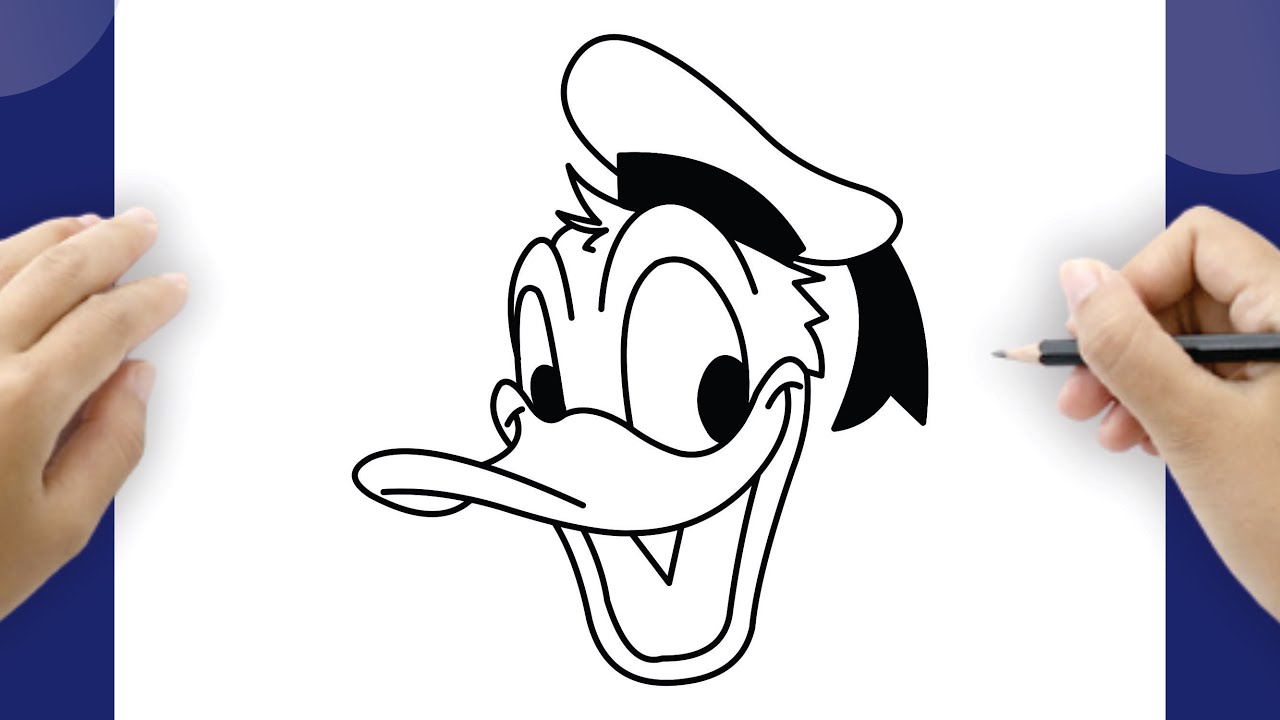 Hur man ritar Kalle Anka disney - Steg för steg - YouTube