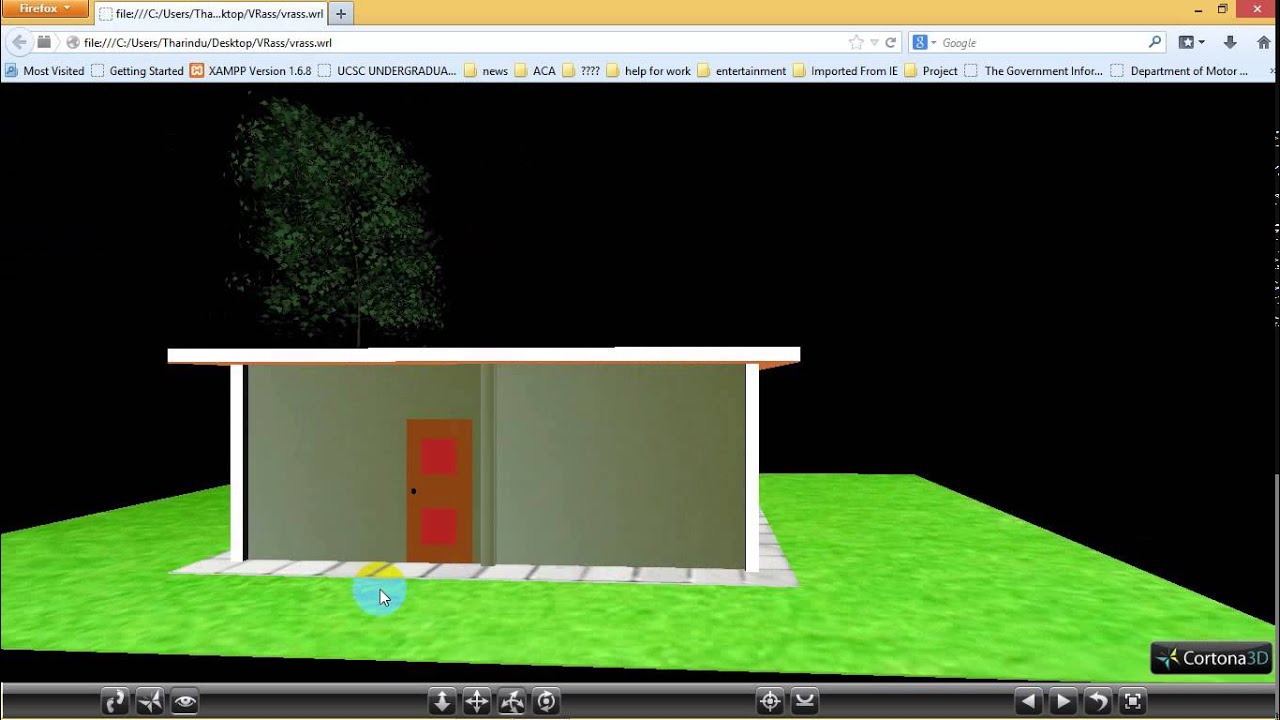 Made house useing VRML - YouTube