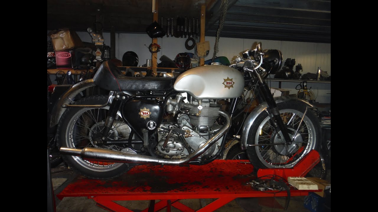 BSA CB32 Gold Star preliminary works and thoughts. - YouTube