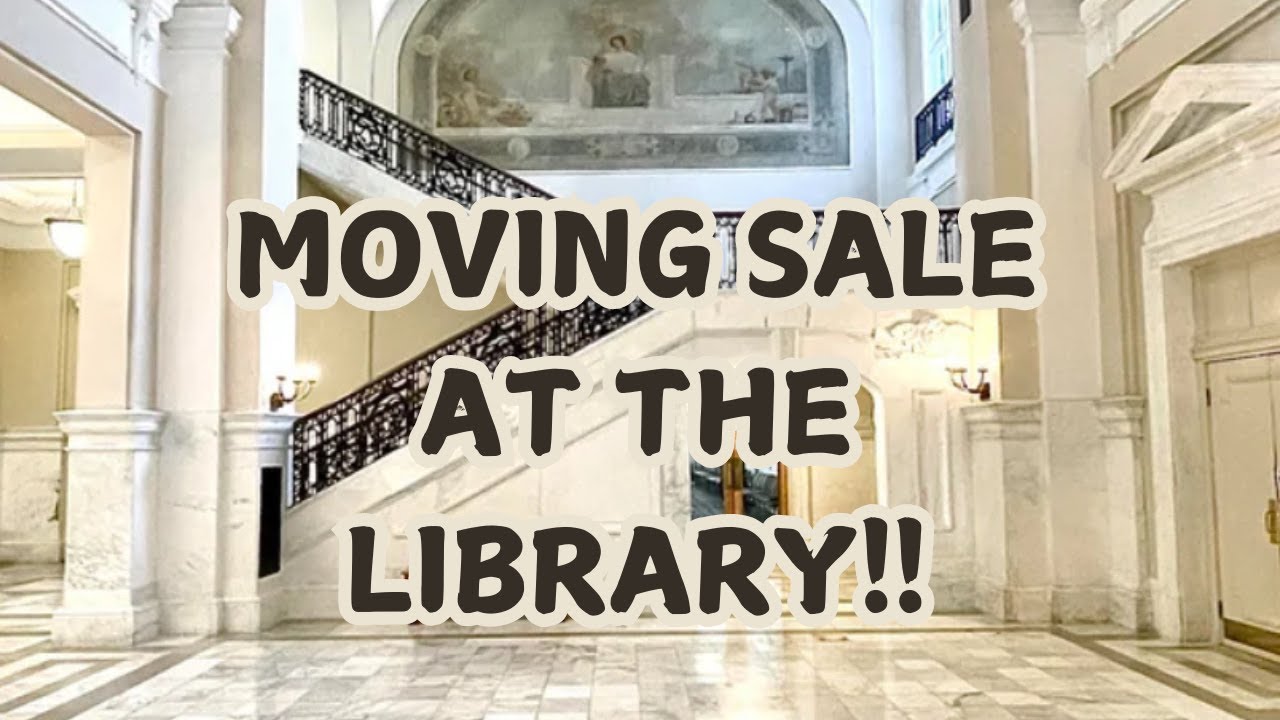 Moving Sale At The Library! - YouTube