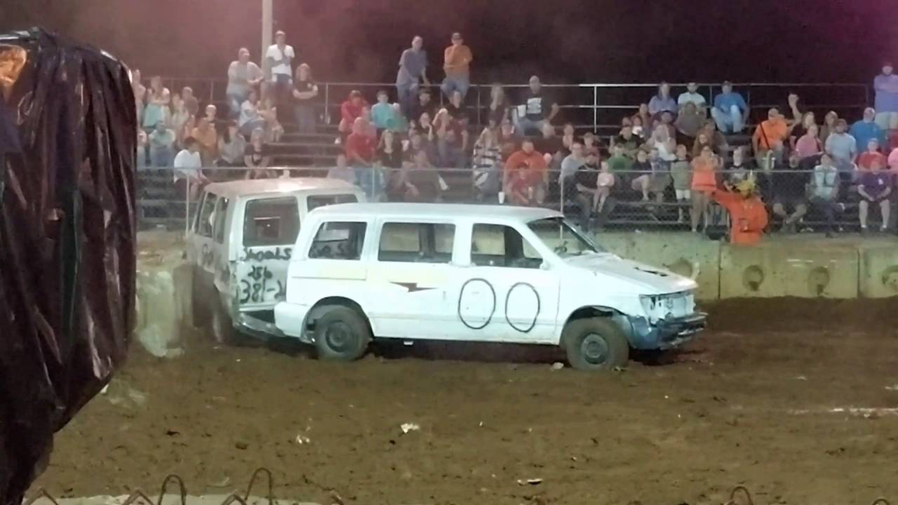 Van Demolition Derby - YouTube