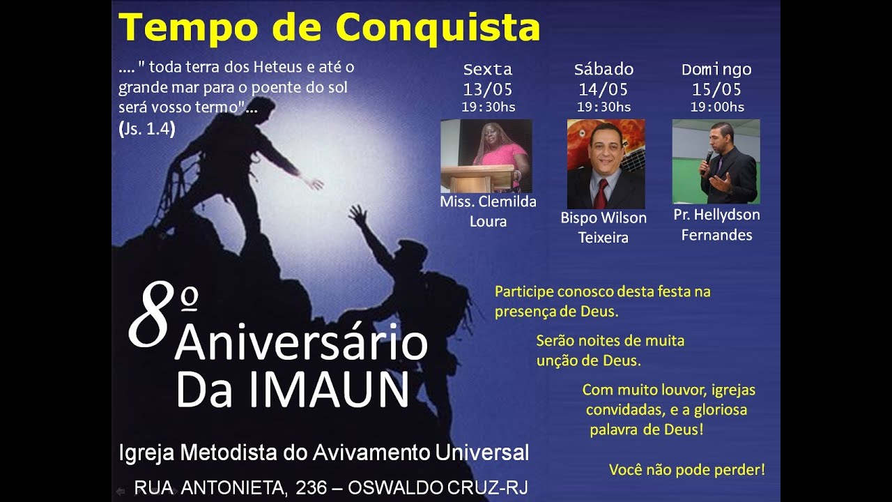 8° Aniversário da IMAUN - YouTube