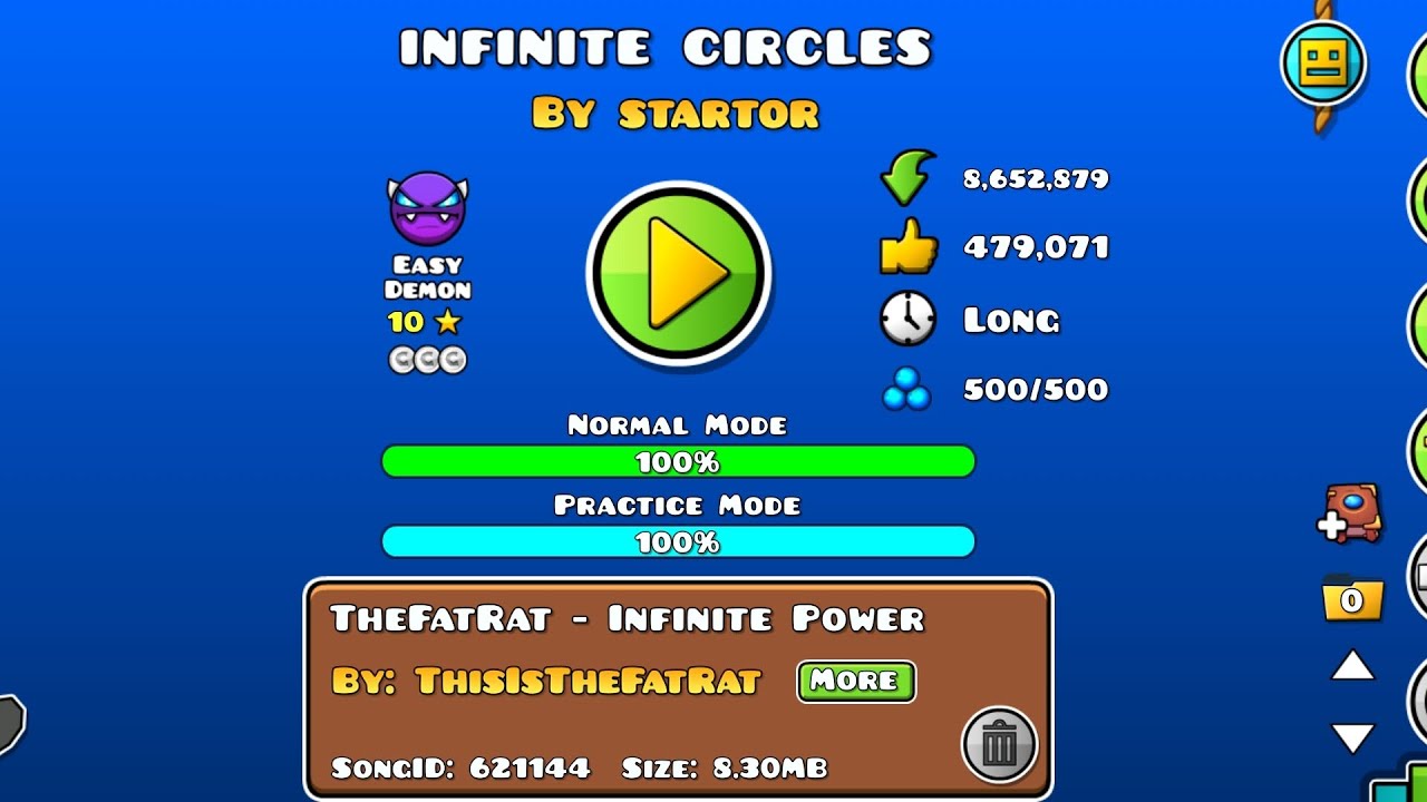 Geometry Dash || Infinite Circles || IVAN 7667 - YouTube