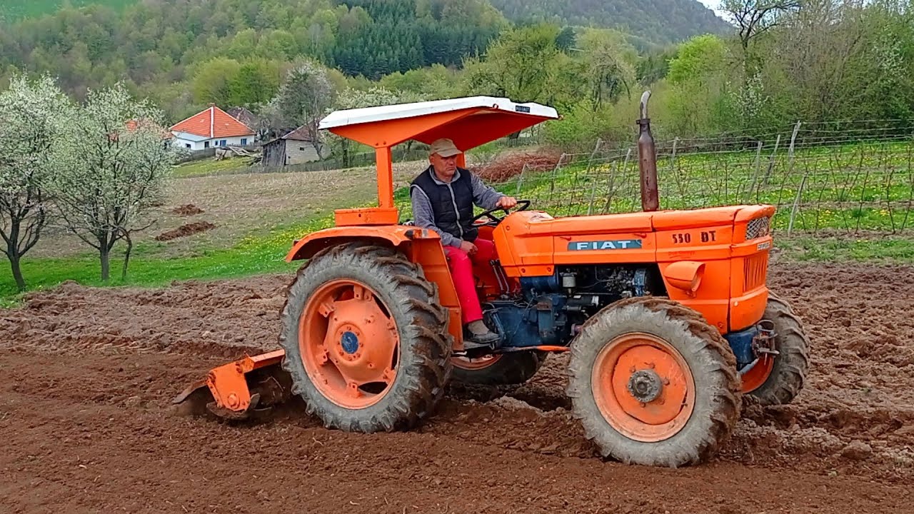 FIAT 550 DT & BATULJA 1.4 M - FREZIRANJE - GORNJE KOŠLJE - 2022 - 2.DEO ...