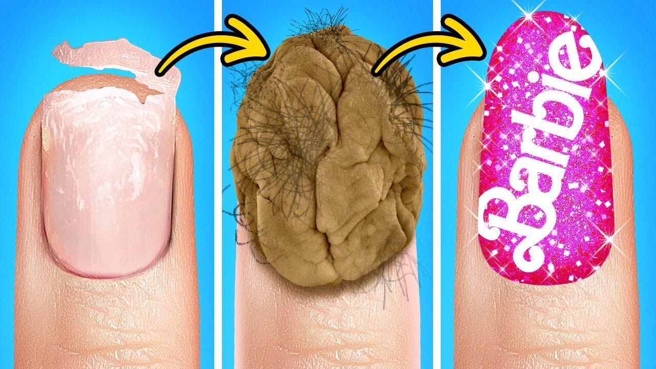 BARBIE DOLL EXTREME MAKEOVER 🎀 Cute Miniature Crafts & Tiny DIY Ideas ...