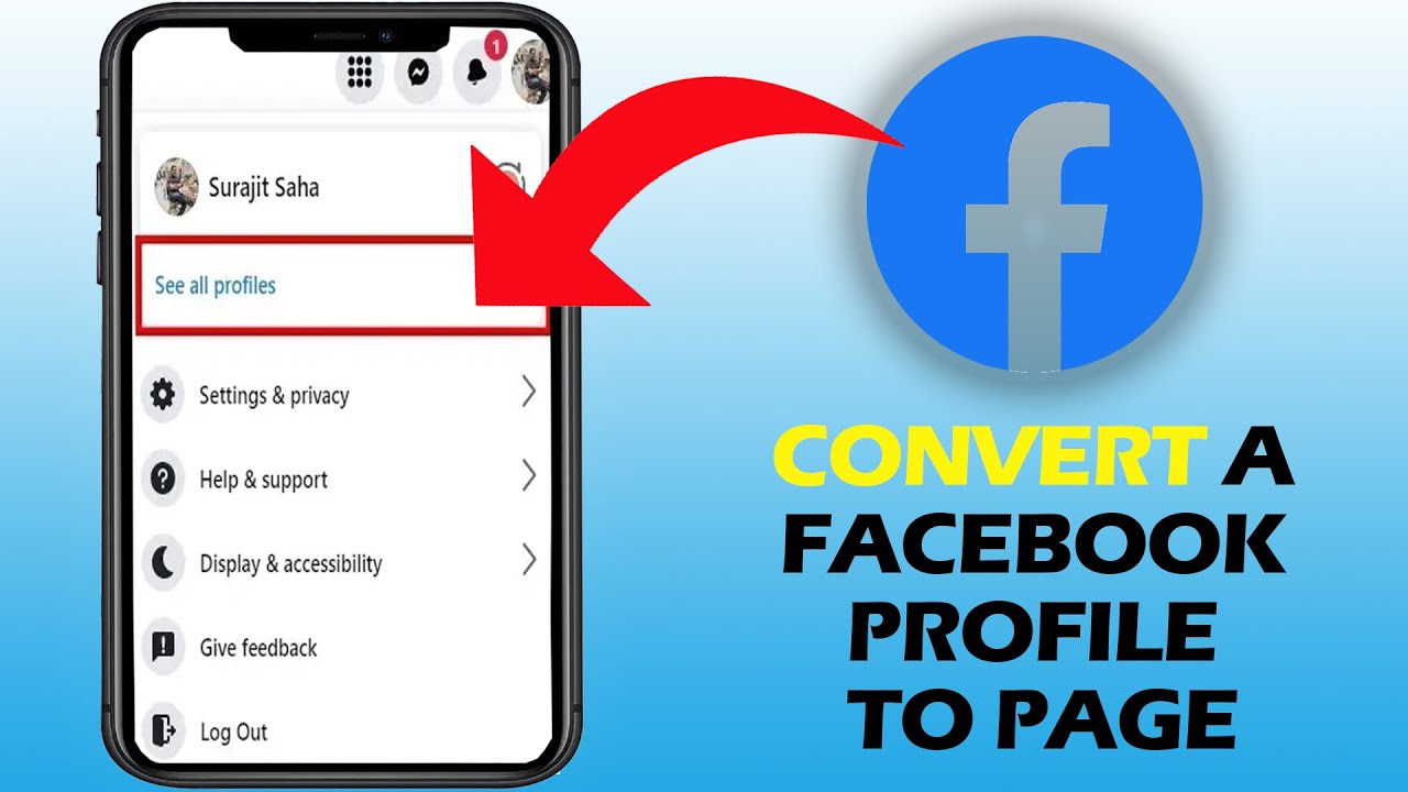 How to Convert a Facebook Profile to Page (QUICK TUTORIAL) - YouTube