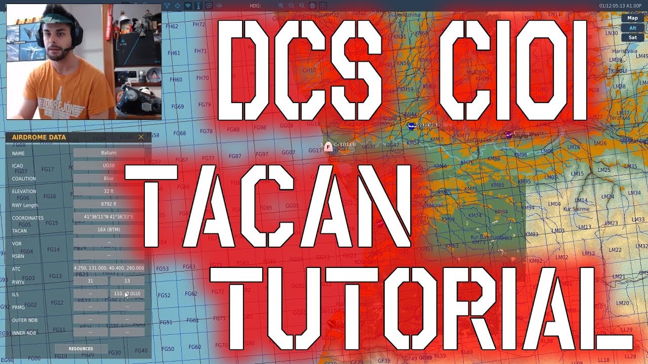 DCS C101 - TACAN TUTORIAL #4 - YouTube