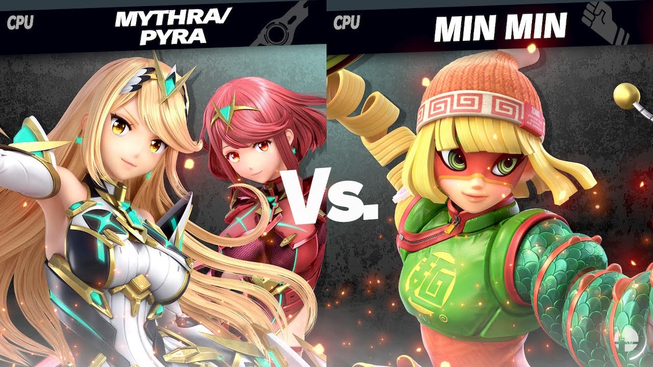 Super Smash Bros Ultimate - Pyra/Mythra vs Min-Min - YouTube