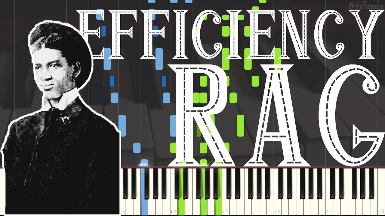 James Scott - Efficiency Rag 1917 (Ragtime Piano Synthesia) - YouTube