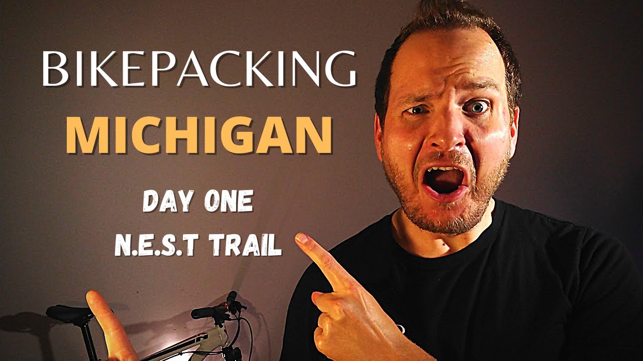Bikepacking: Northeastern State Trail, Michigan: Day 1 (2020) - YouTube
