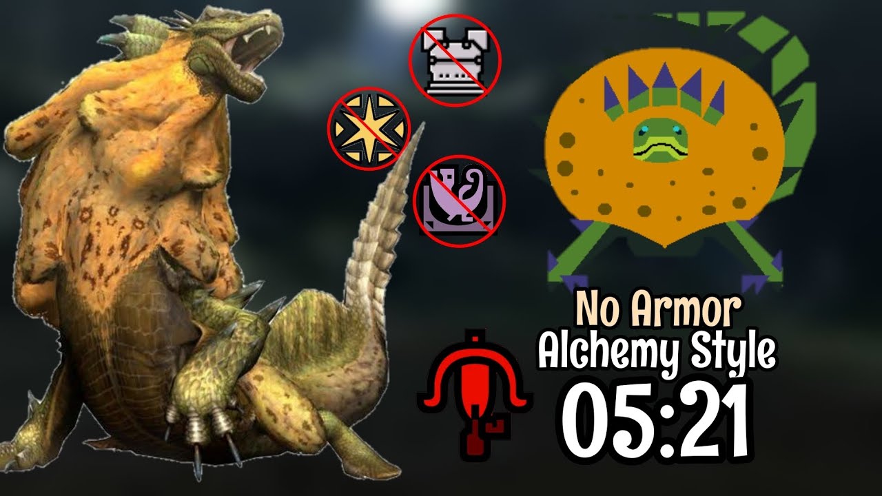 Royal Ludroth vs Rathling Gun Alchemy Style - Monster Hunter Double ...