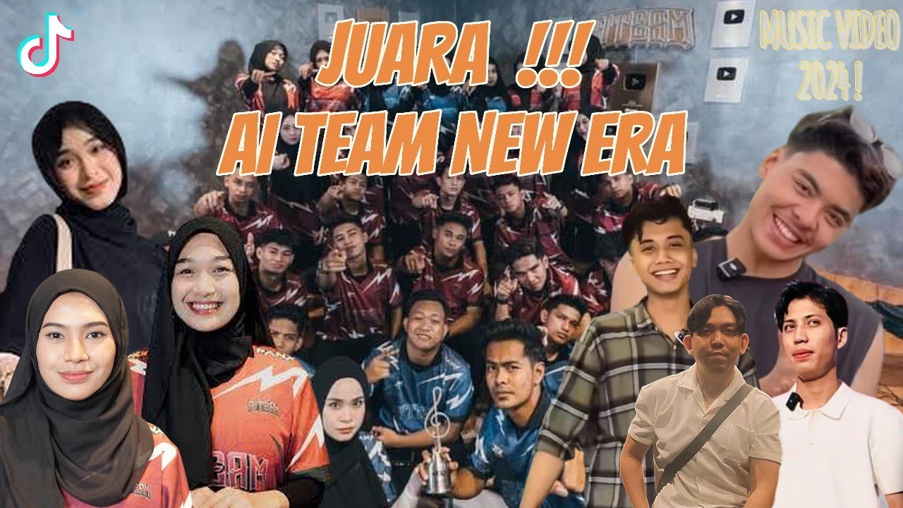 REACT AI TEAM MUSIC VIDEO TIKTOK 2024 ! | ALIEF IRFAN TERUJA DENGAN AI ...