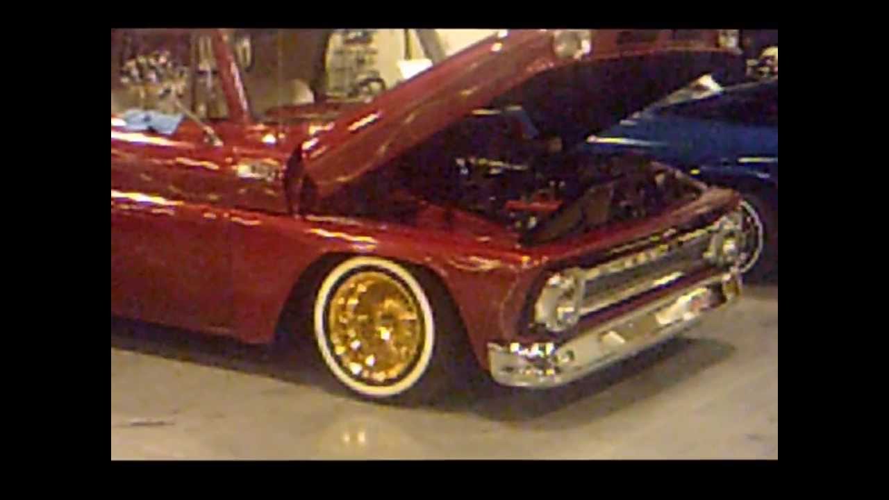red truck gold rims - YouTube