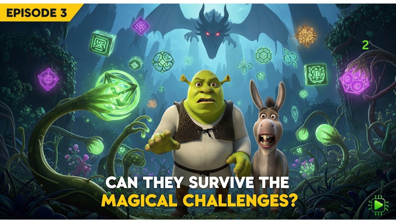 Shrek and Donkey: The Magical Transformation! - YouTube