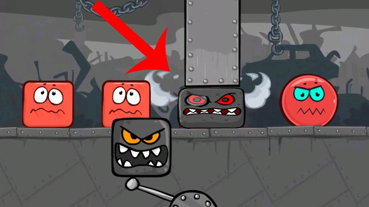 ROCK BOSS in RED BALL 4 GREEN HILLS ALL LEVELS RED BOSS BALL SUPER ...